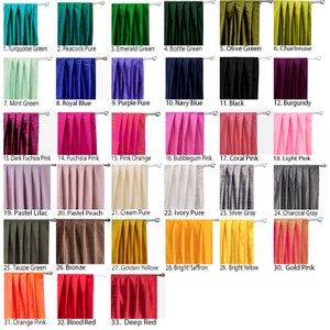 Dark Fuchsia Pink 100% Pure Silk Fabric by the Yard / Metre, 41 Inch ...