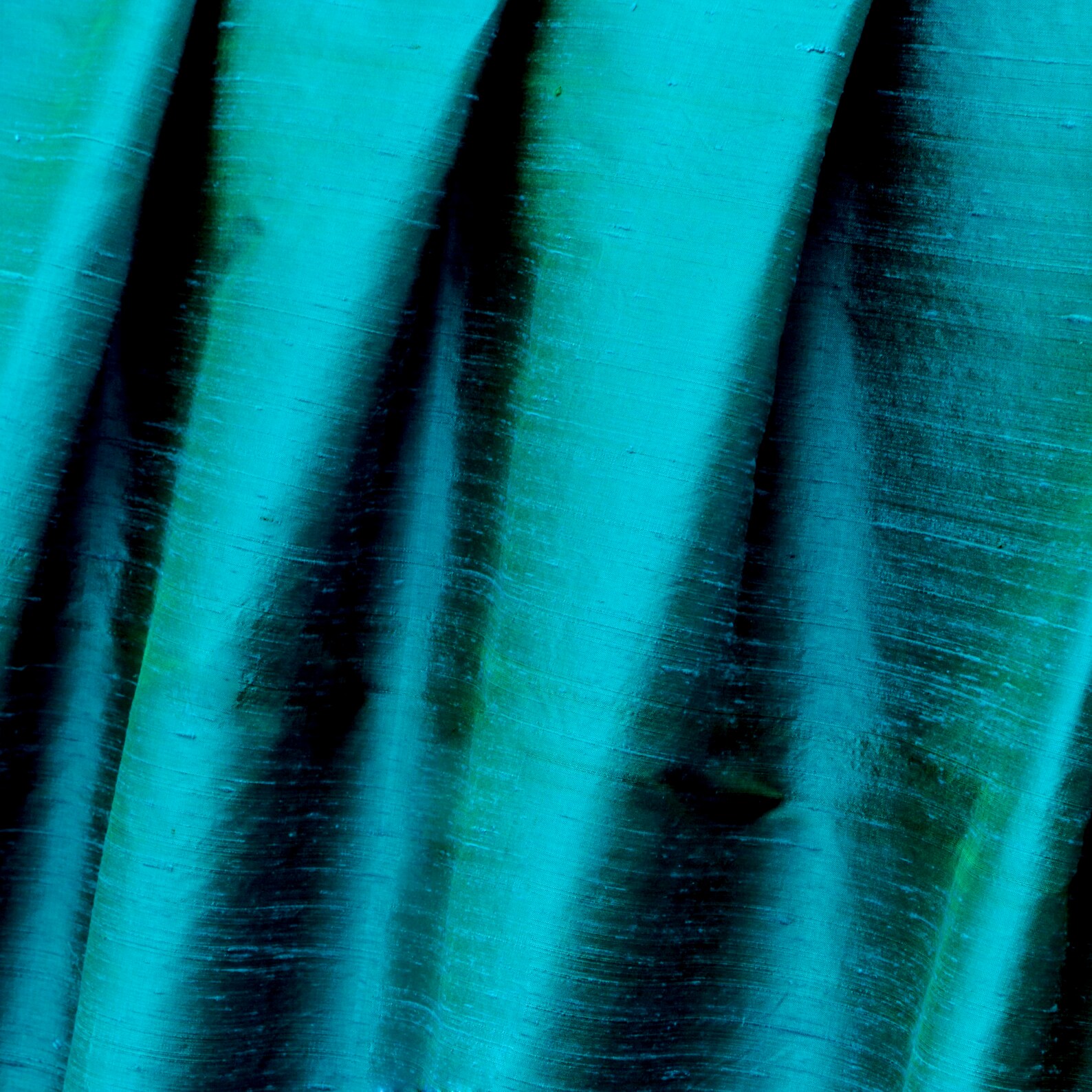 Buy Turquoise Green 100% Pure Silk Fabric by the Yard Pure Silk Online ...