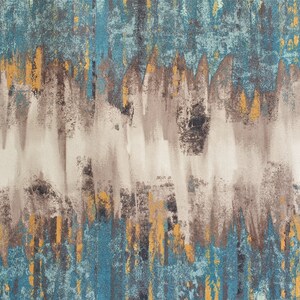 Abstract Love Damask Upholstery Fabric by the Yard / Metre, Printed ...