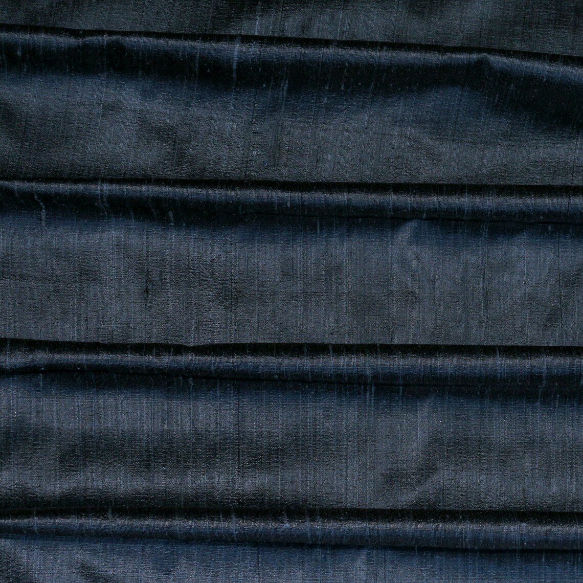 Midnight Blue Silk Fabric by the Yard Silk Fabric Silk | Etsy