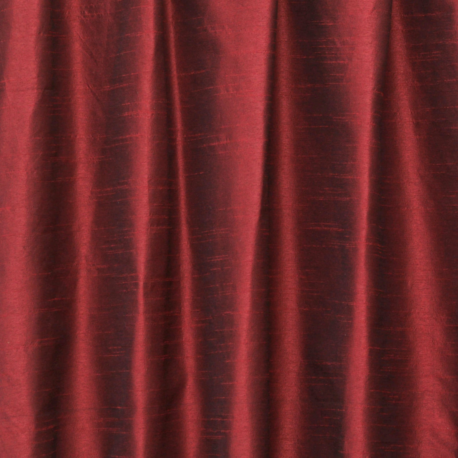 Deep Red Art Silk Fabric by the Yard Faux Silk Curtain | Etsy