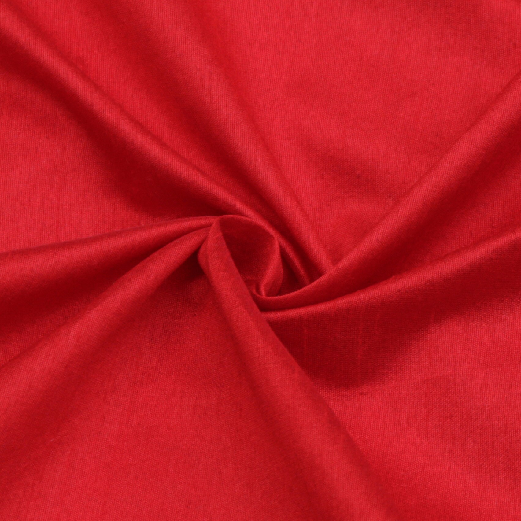 Blood Red Art Silk Fabric By The Yard Faux Silk Curtain | Etsy