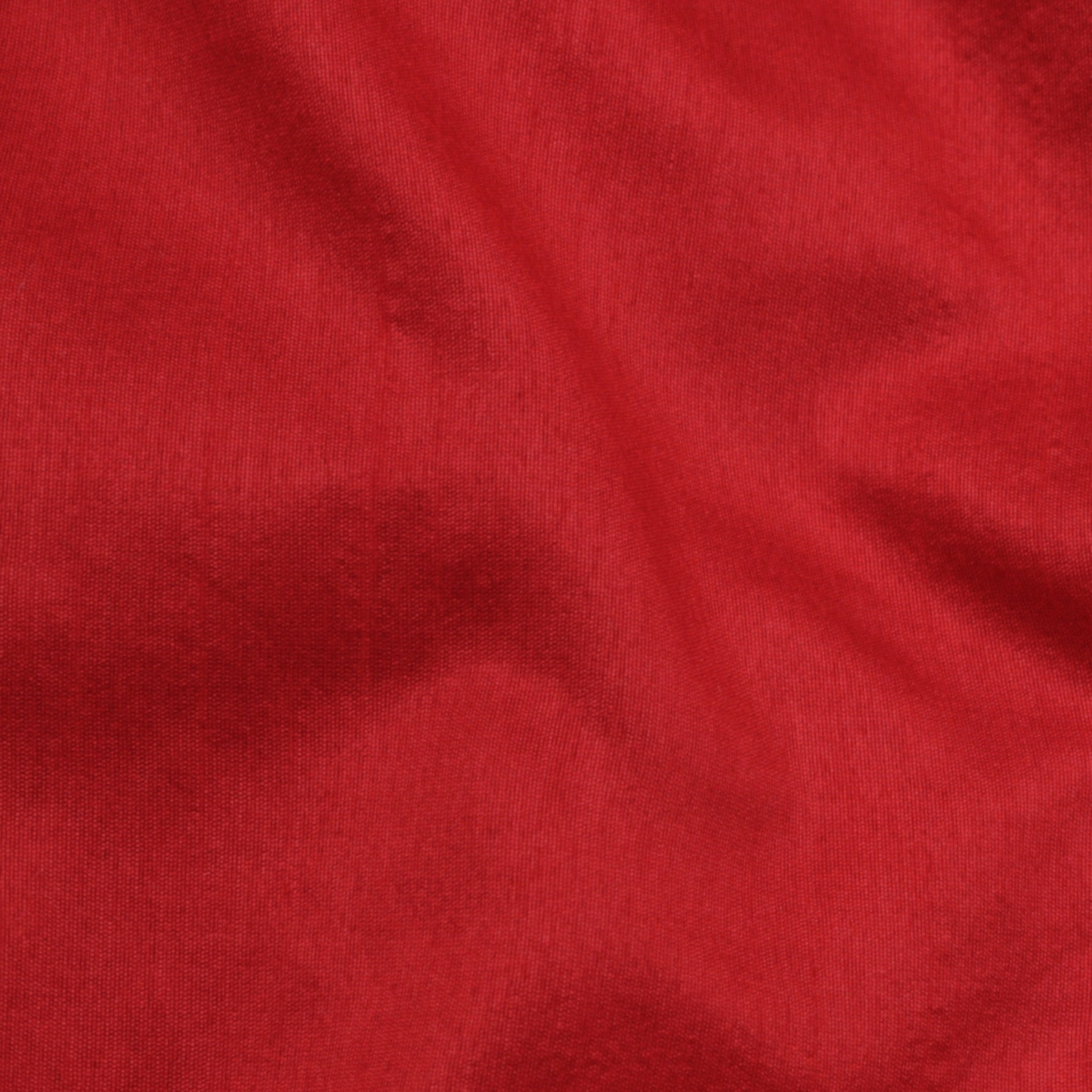 Blood Red Art Silk Fabric by the Yard Faux Silk Curtain - Etsy