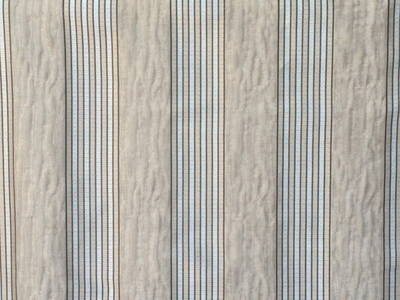 Royal Stripes Curtain Fabric by the Yard Upholstery Fabric | Etsy