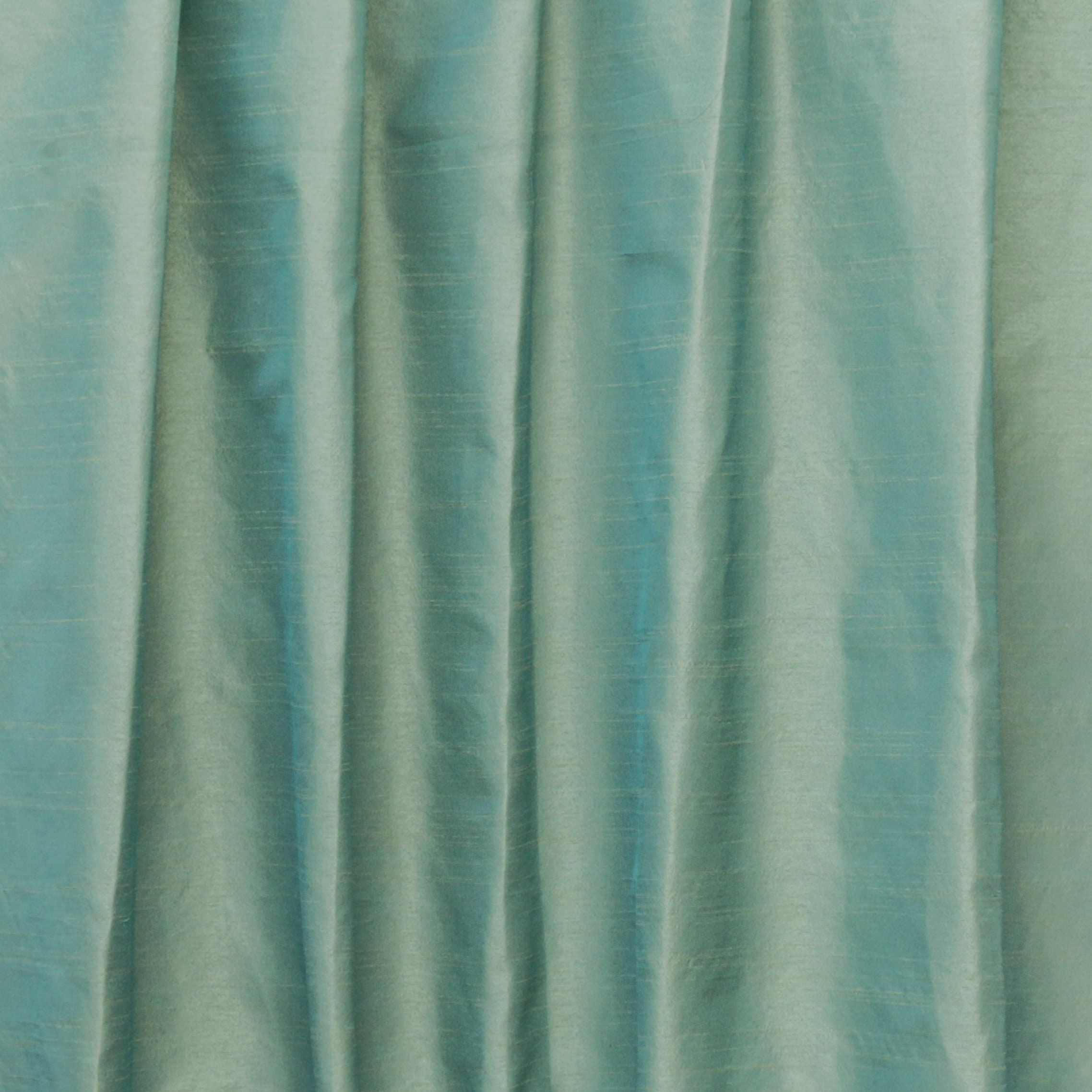 Gold And Turquoise Blue Art Silk Fabric By The Yard Faux Silk | Etsy