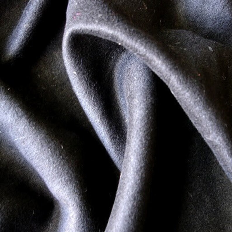 Black Faux Suede Fabric by the Yard Fake Suede Fabric Suede | Etsy