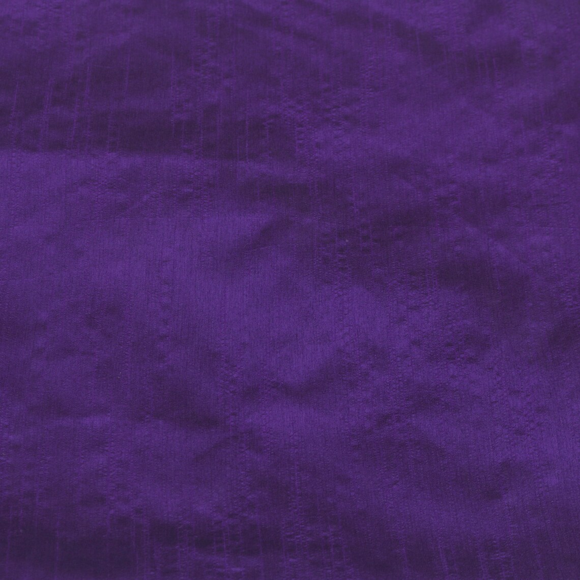 Bright Purple Art Silk Fabric by the Yard Faux Silk Curtain | Etsy