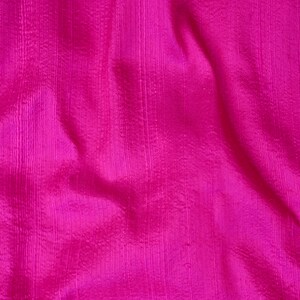 Fuchsia Pink Silk Fabric by the Yard Silk Fabric Silk - Etsy
