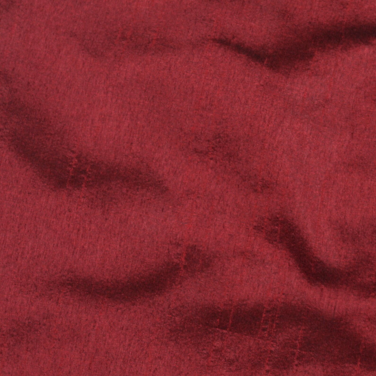 Deep Red Art Silk Fabric by the Yard Faux Silk Curtain | Etsy