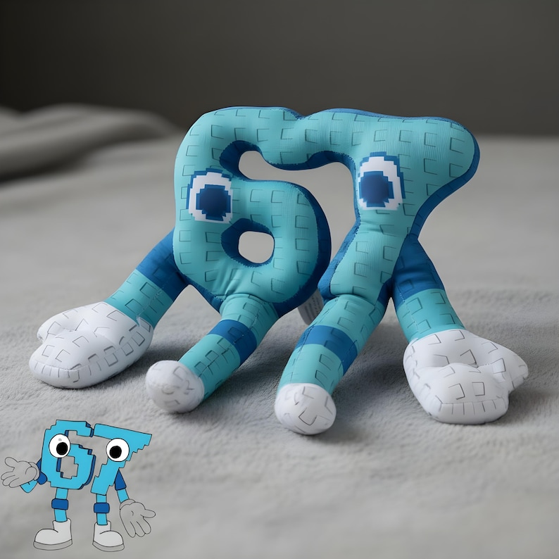 Roblox STEAL A BRAINROT 67 - Collectible Plush Toy, Roblox Gamer Kid ...