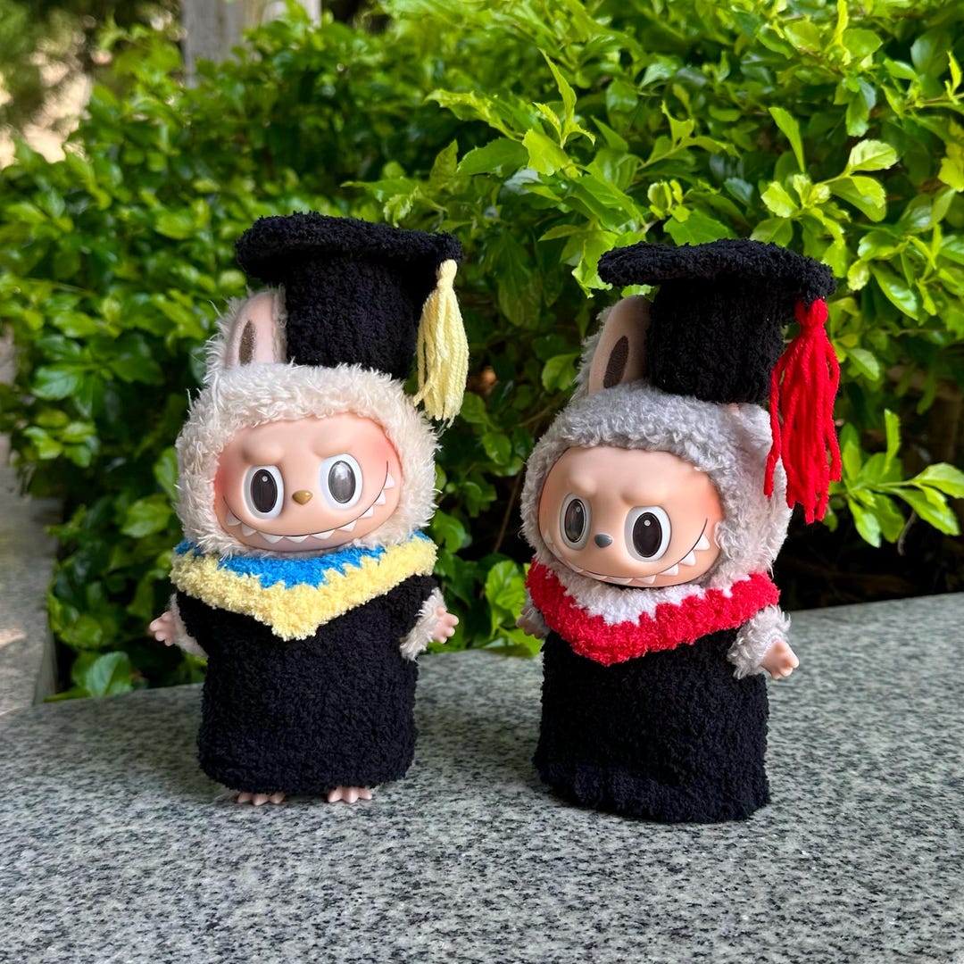 LABUBU Clothes Handmade-graduation Gown Outfit，ultra-soft Outfits ...