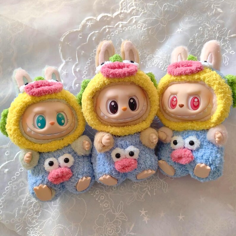 LABUBU Clothes Handmade-charming Ugly Fish Set，ultra-soft Outfits ...