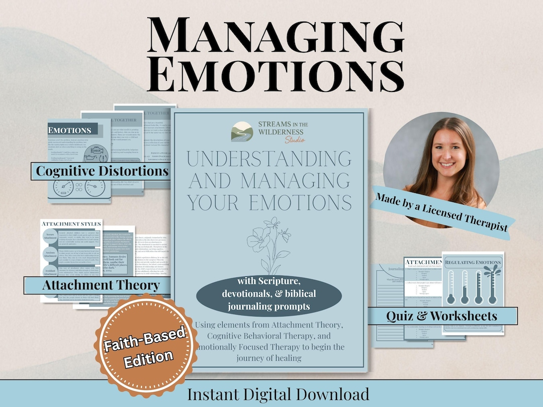 Christian/faith-based: Understanding & Managing Emotions Therapy ...