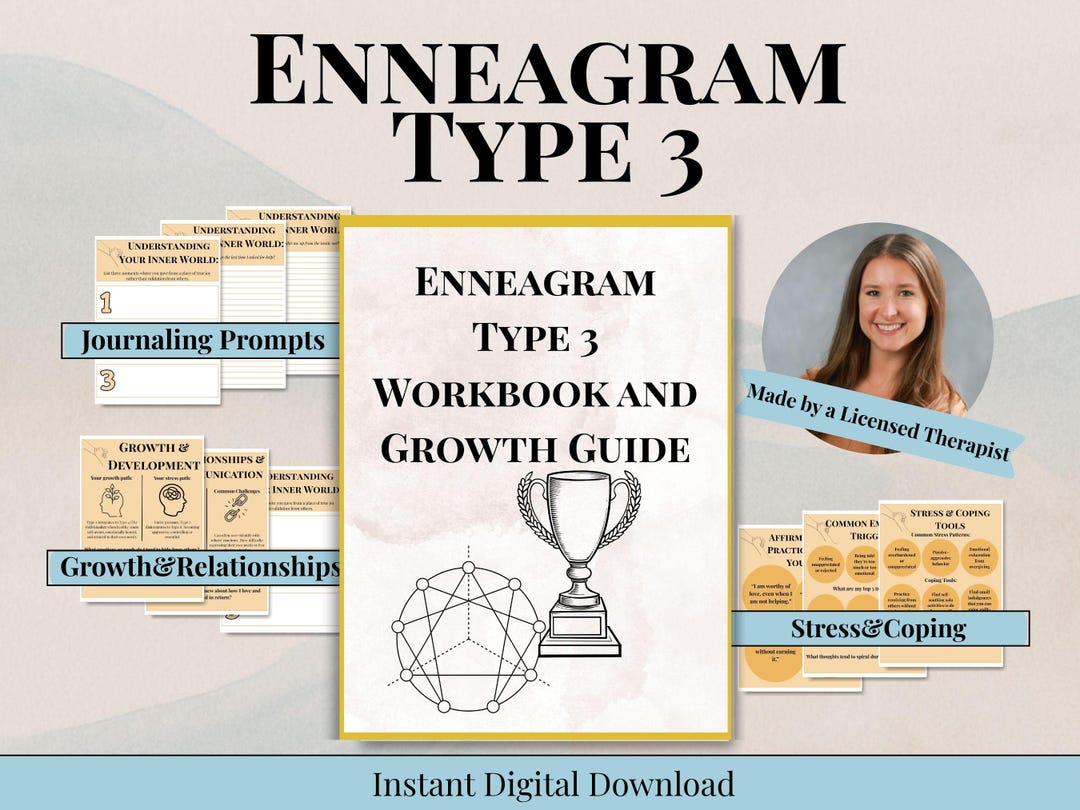 Enneagram Type 3 Workbook, Personality Types, the Achiever, the ...