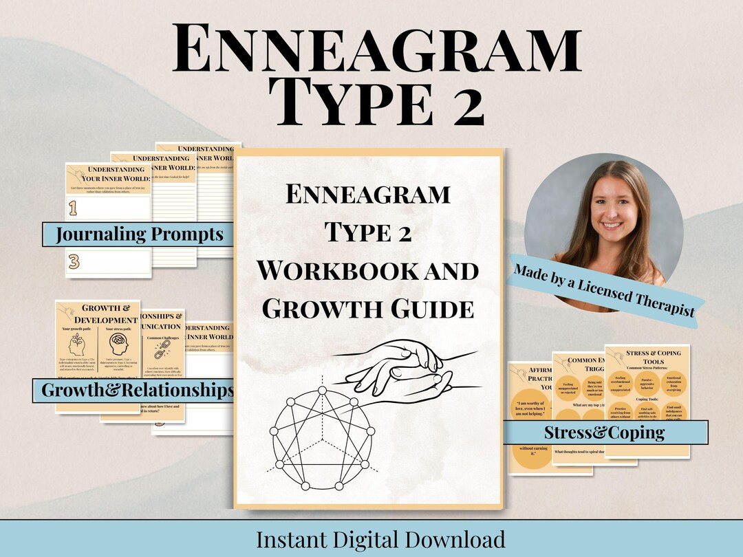 Enneagram Type 2 Workbook, Personality Types, the Helper, the Giver ...
