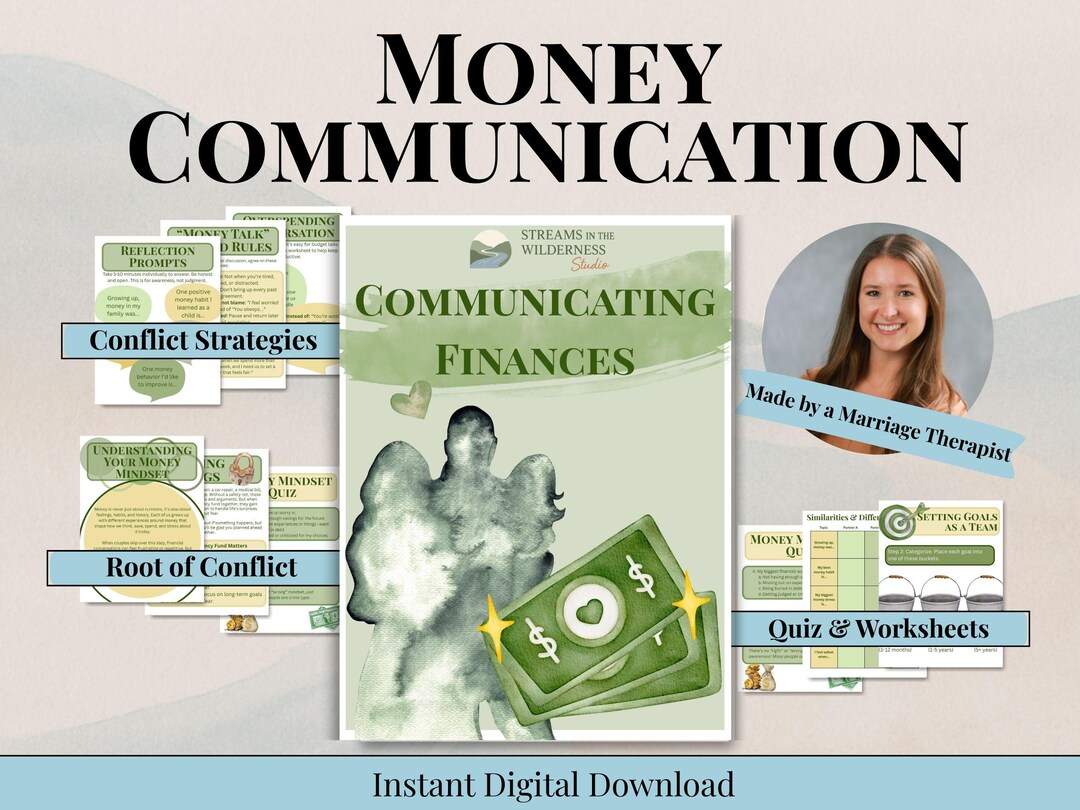 Couples Money Workbook, Communication and Budgeting Guide for ...