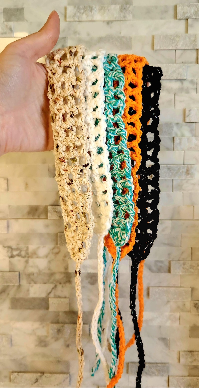 Crochet Cotton Summer Headband: Breathable, Lightweight Accessory - Etsy
