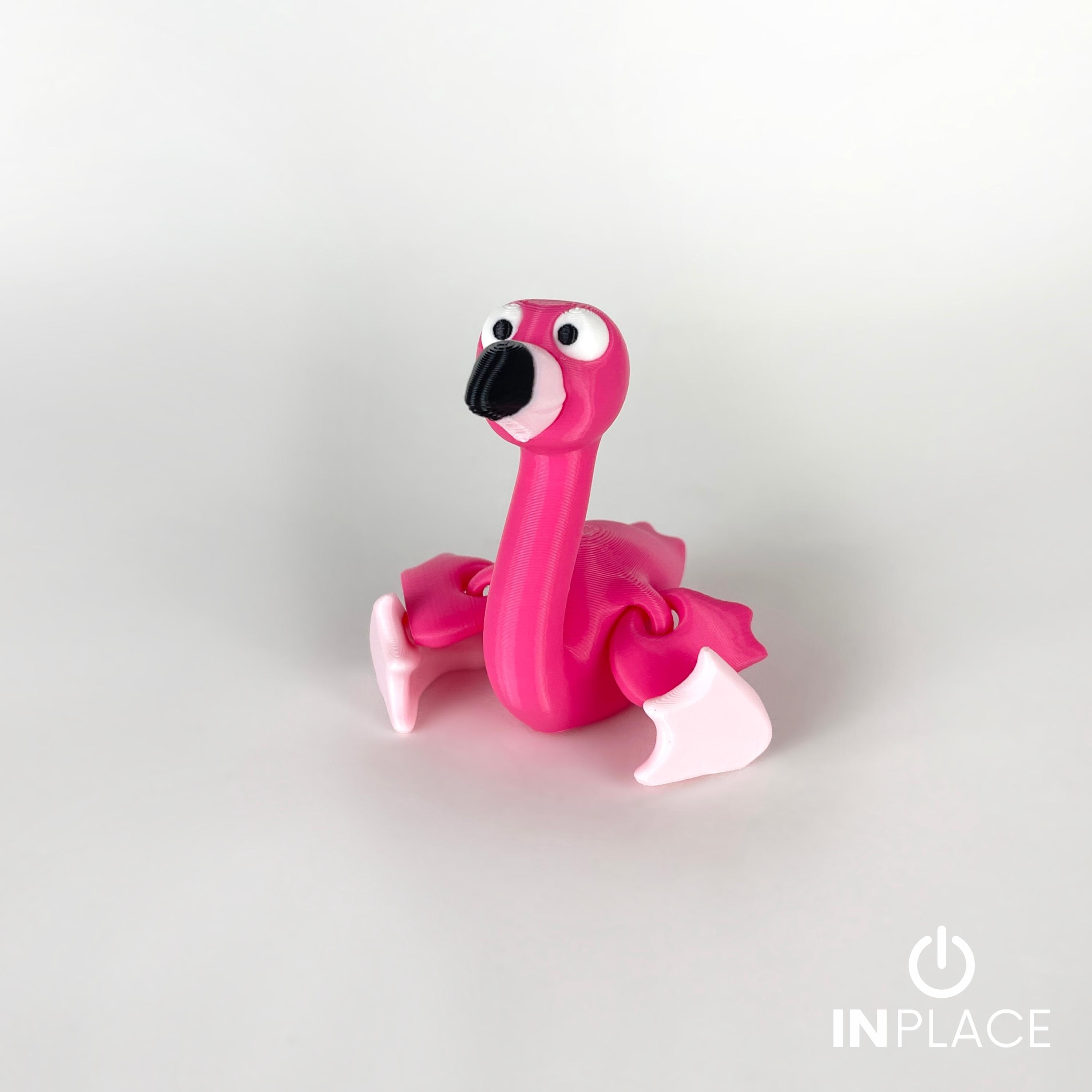 Cute Flamingo Articulated / 3D Print Instant Download/3d Printed Toy/3d ...