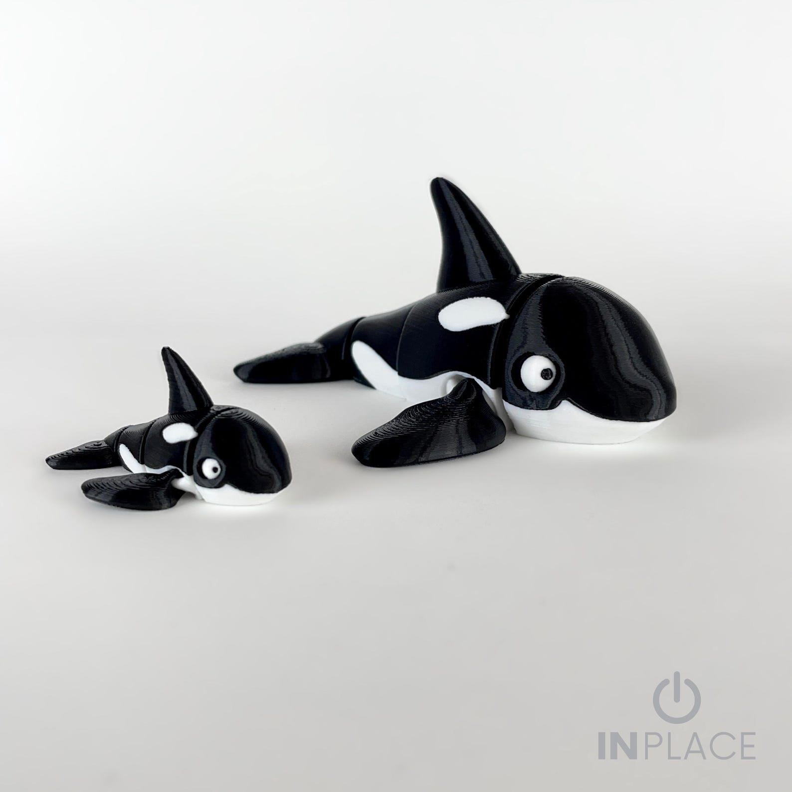 Cute Orca Articulated / 3D Print Instant Download/3d Printed Toy/3d ...