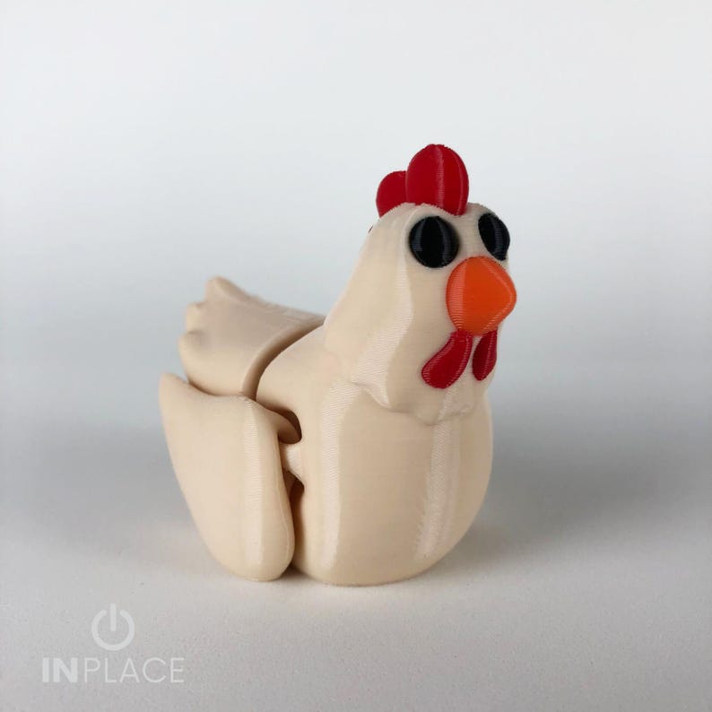 Cute Chicken Articulated / 3D Print Instant Download/3d Printed Toy/3d ...