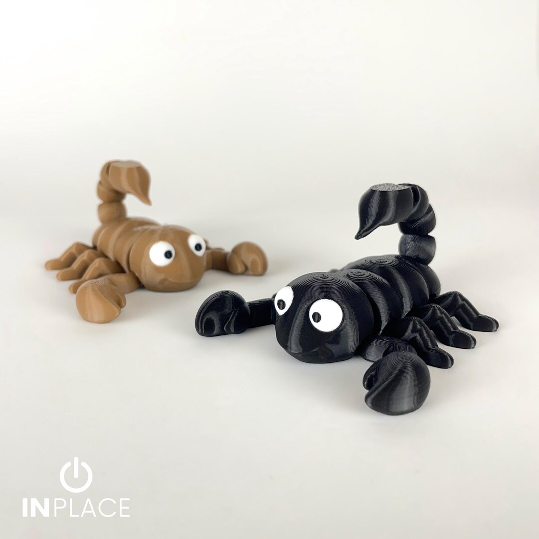 Cute Scorpion Articulated / 3D Print Instant Download/3d Printed Toy/3d Printed Scorpion ...