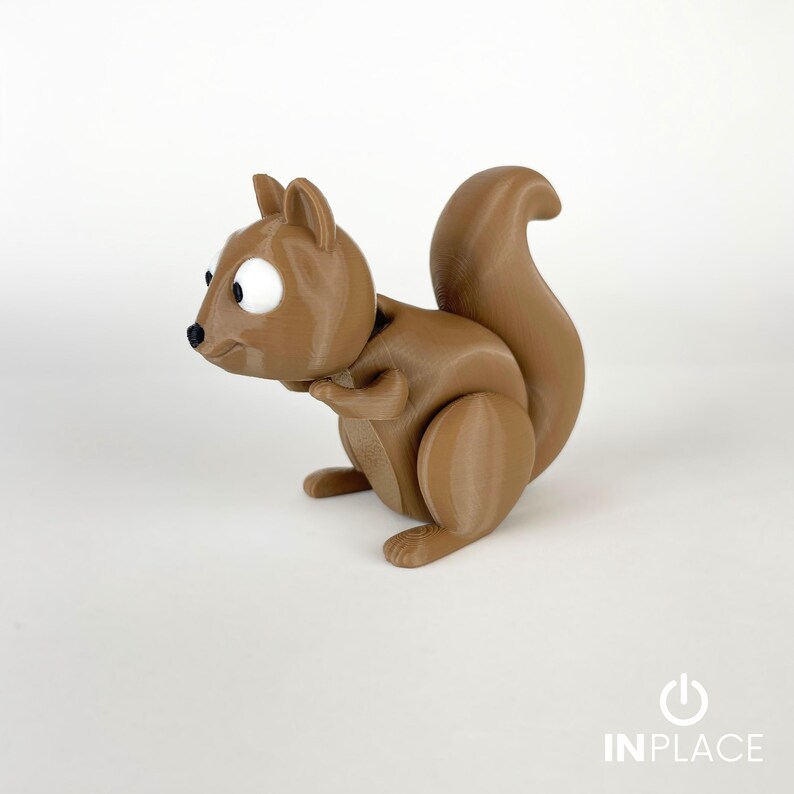 Cute Squirrel Articulated / 3D Print Instant Download/3d Printed Toy/3d ...