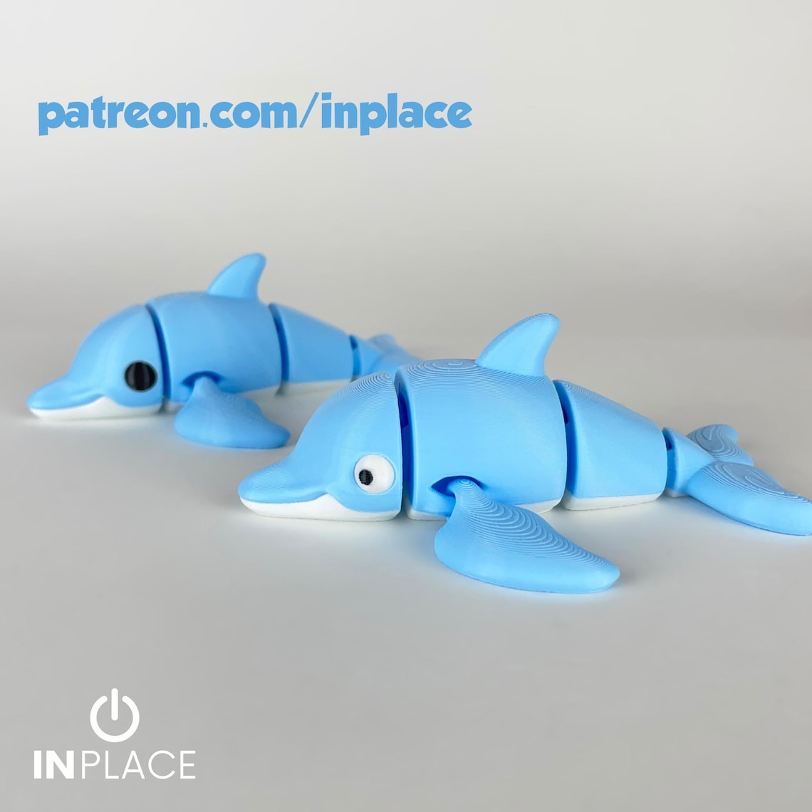 Cute Dolphin Articulated / 3D Print Instant Download/3d Printed Toy/3d ...