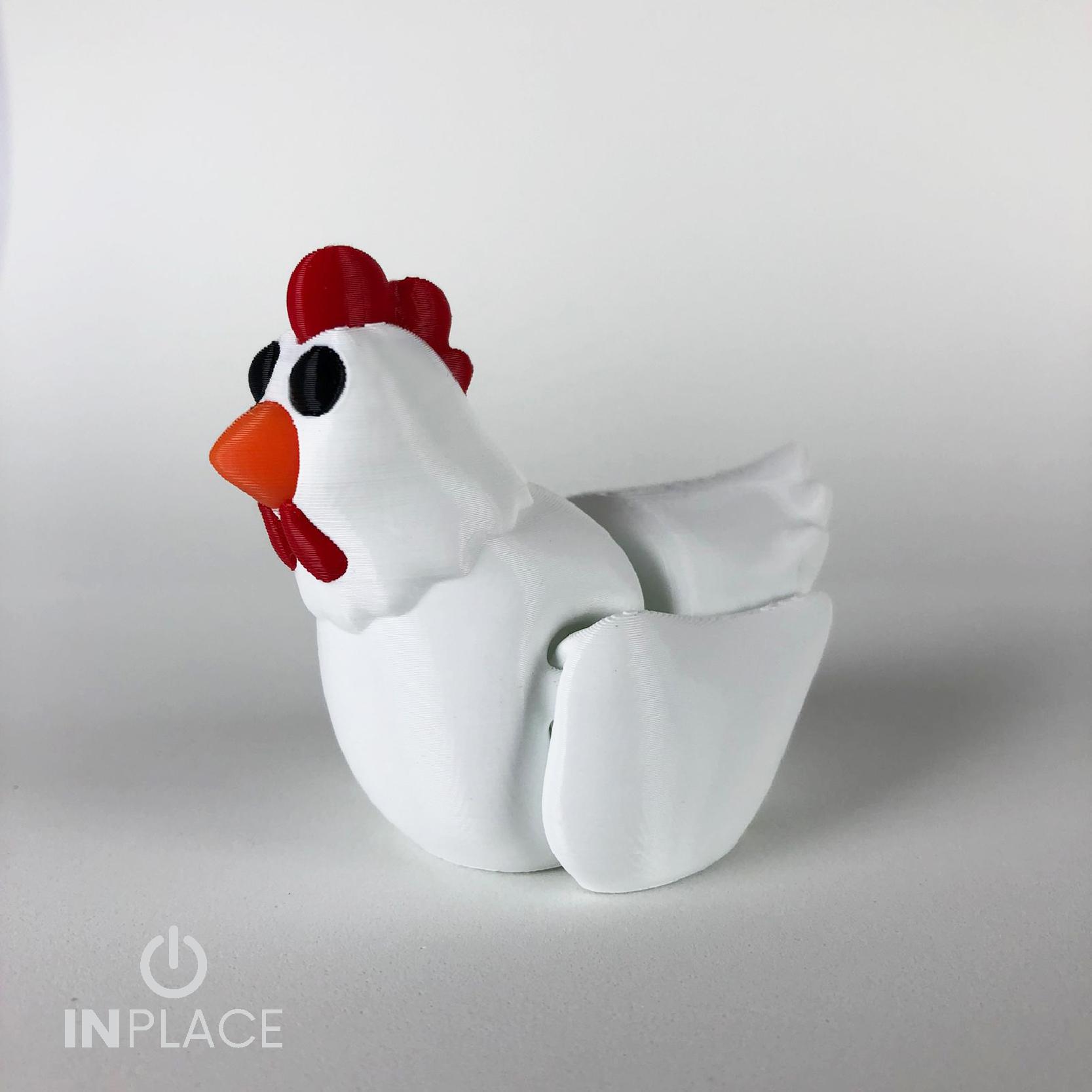 Cute Chicken Articulated / 3D Print Instant Download/3d Printed Toy/3d ...