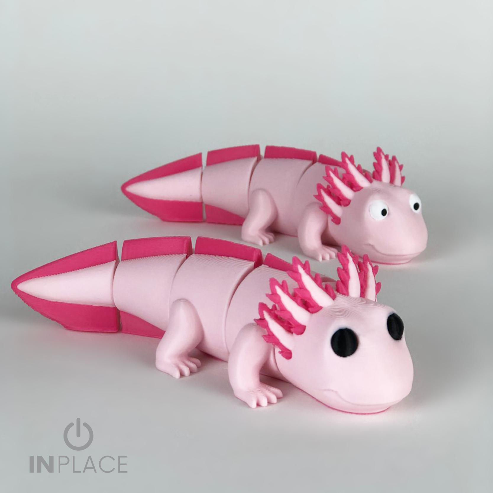 Cute Axolotl Articulated / 3D Print Instant Download/3d Printed Toy/3d ...