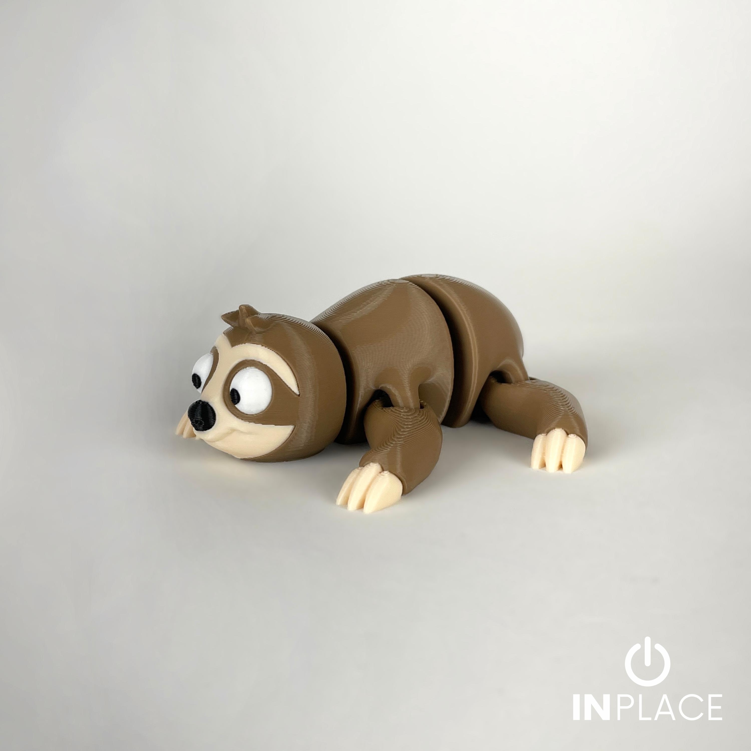 Cute Sloth Articulated / 3D Print Instant Download/3d Printed Toy/3d ...