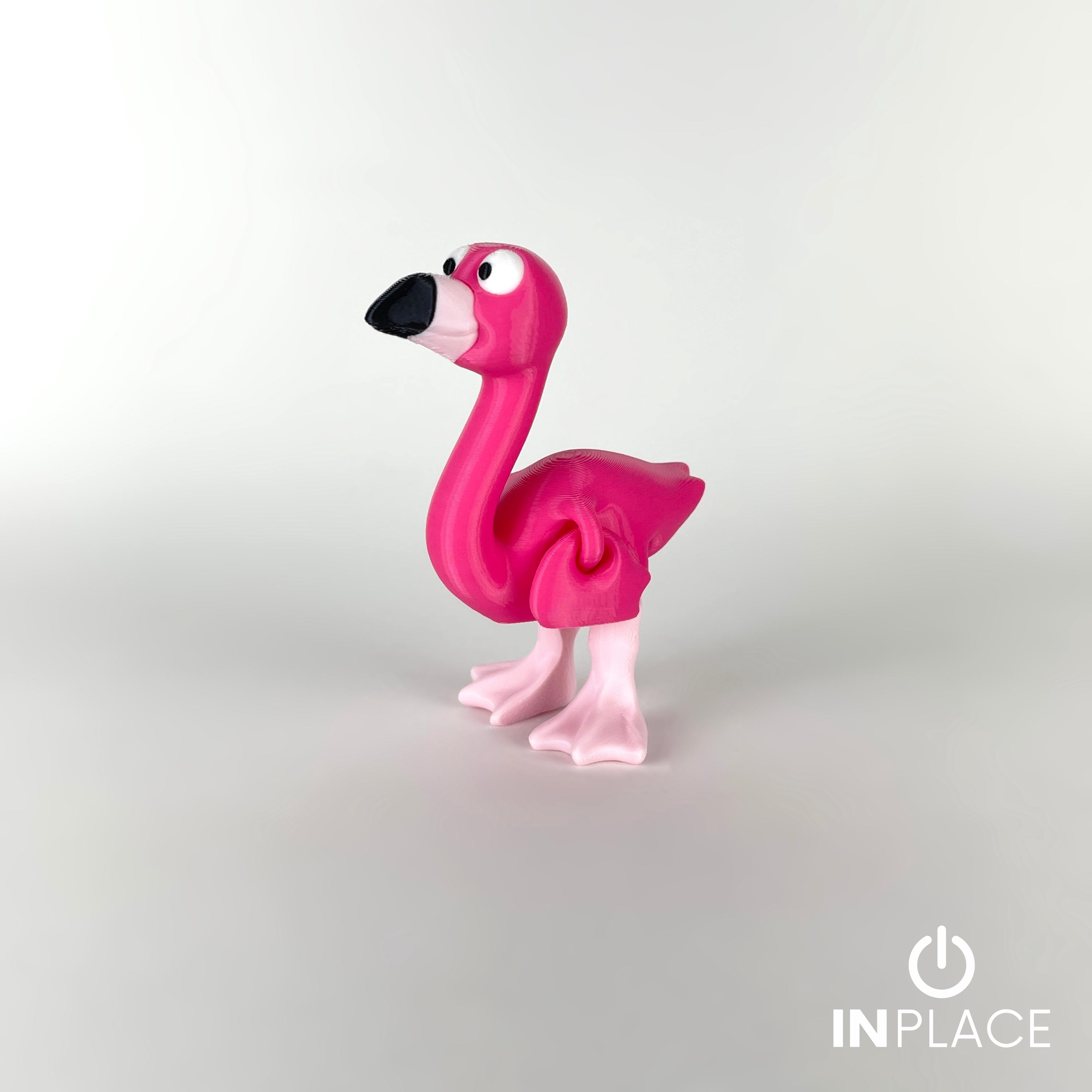 Cute Flamingo Articulated / 3D Print Instant Download/3d Printed Toy/3d ...