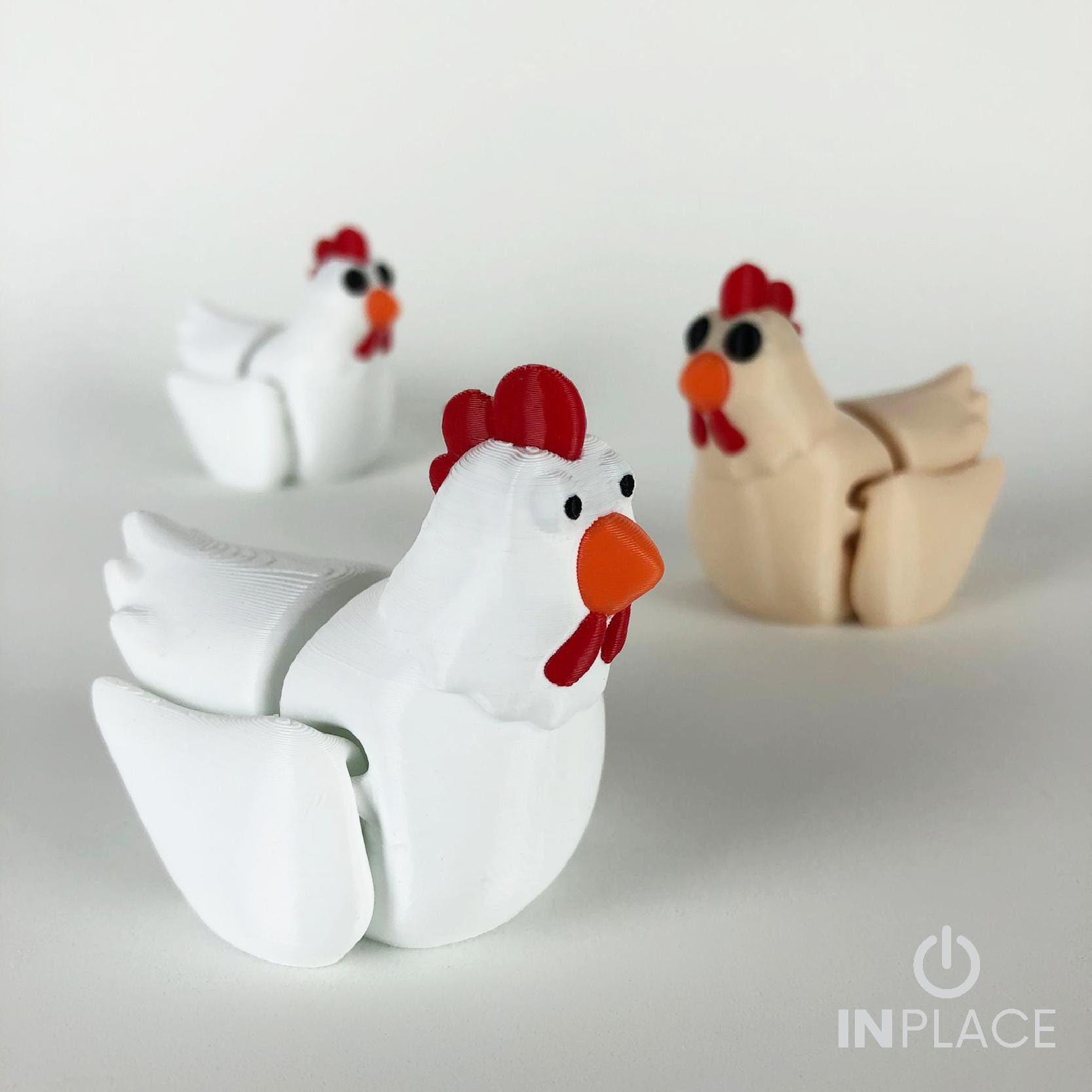 Cute Chicken Articulated / 3D Print Instant Download/3d Printed Toy/3d ...