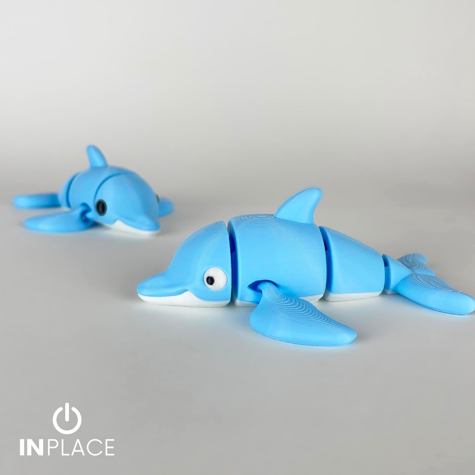 Cute Dolphin Articulated / 3D Print Instant Download/3d Printed Toy/3d ...