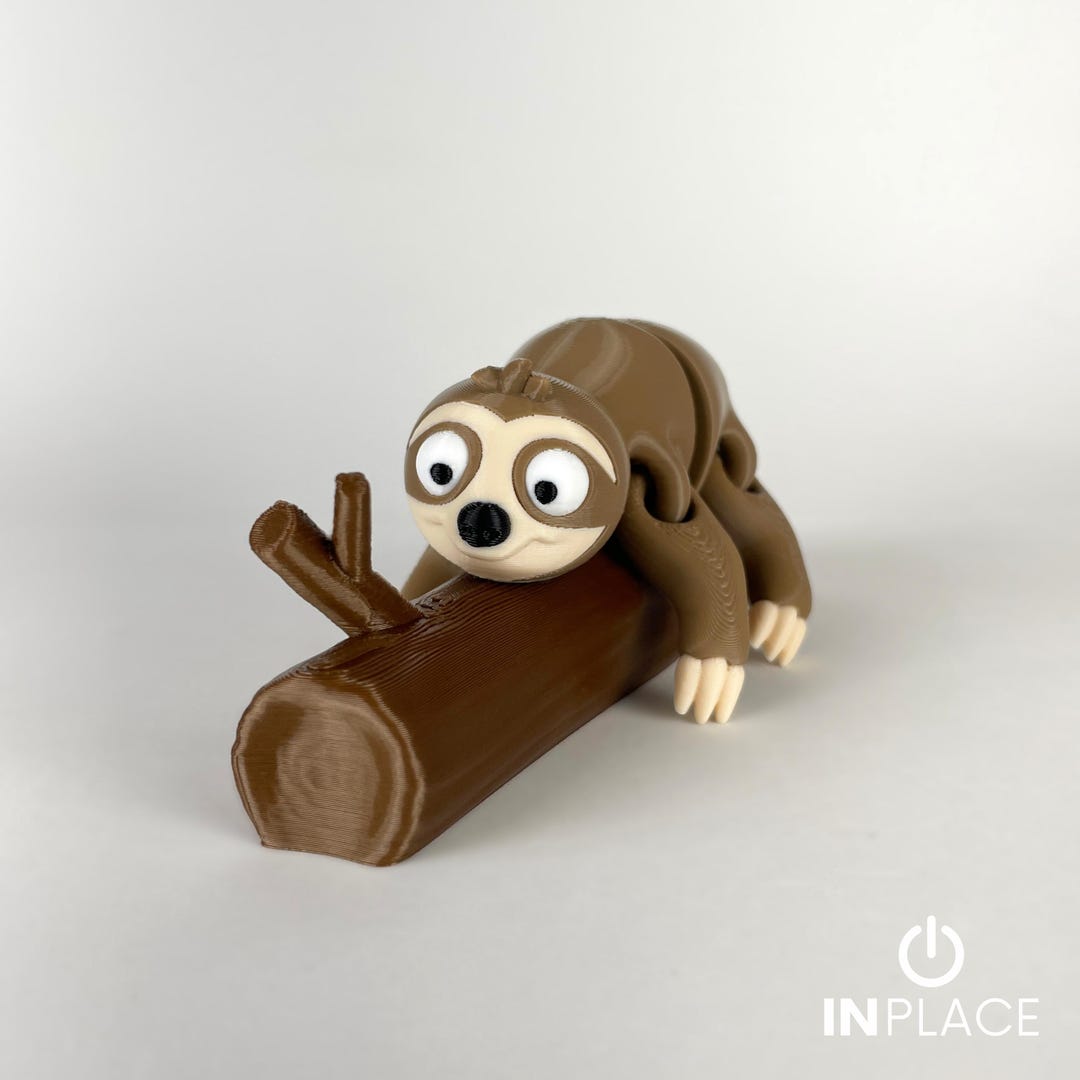 Cute Sloth Articulated / 3D Print Instant Download/3d Printed Toy/3d ...