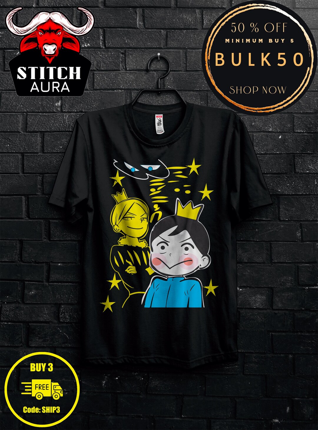 Ranking of Kings Bojji Shirt Anime Cosplay Gift for Kids,ousama Ranking ...