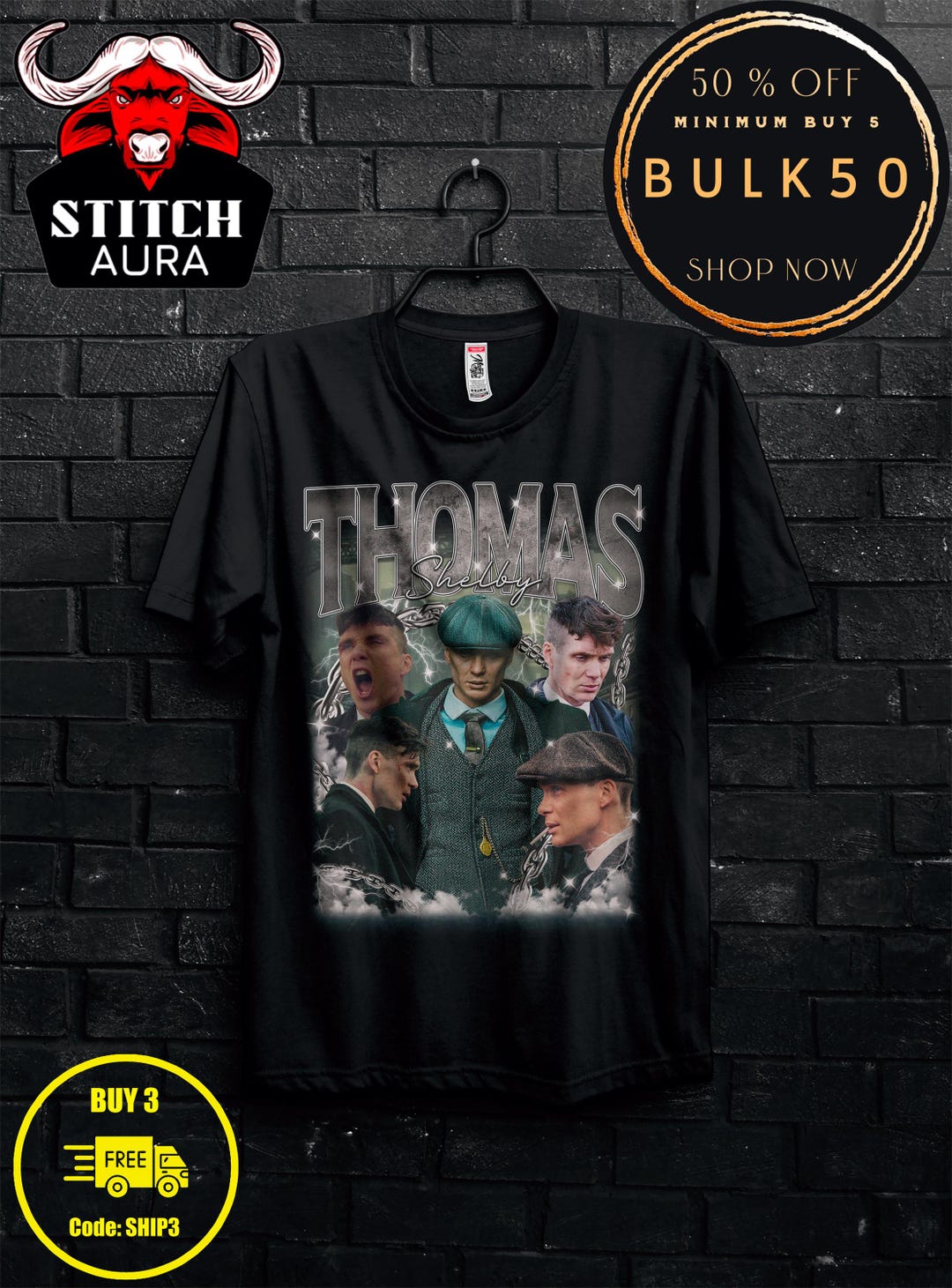 Thomas Shelby Bootleg Shirt for Man,cillian Murphy Gift Calender,arthur ...