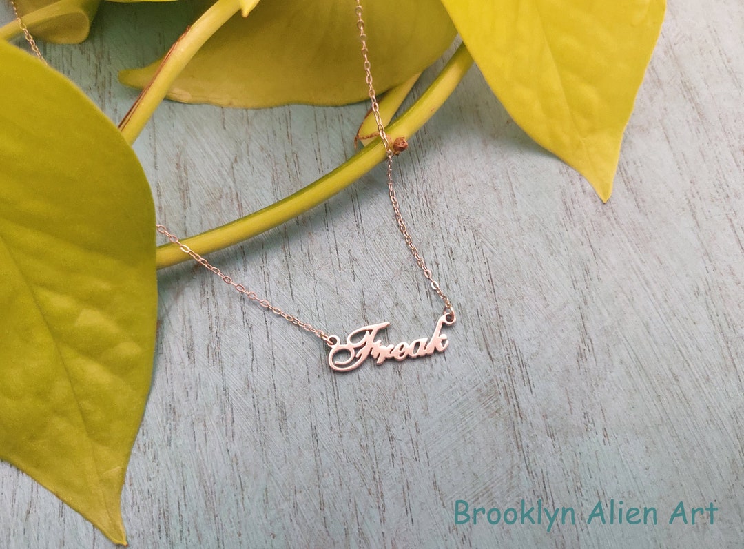 Small Freak Necklace Pride Necklace I'm a Freak - Etsy