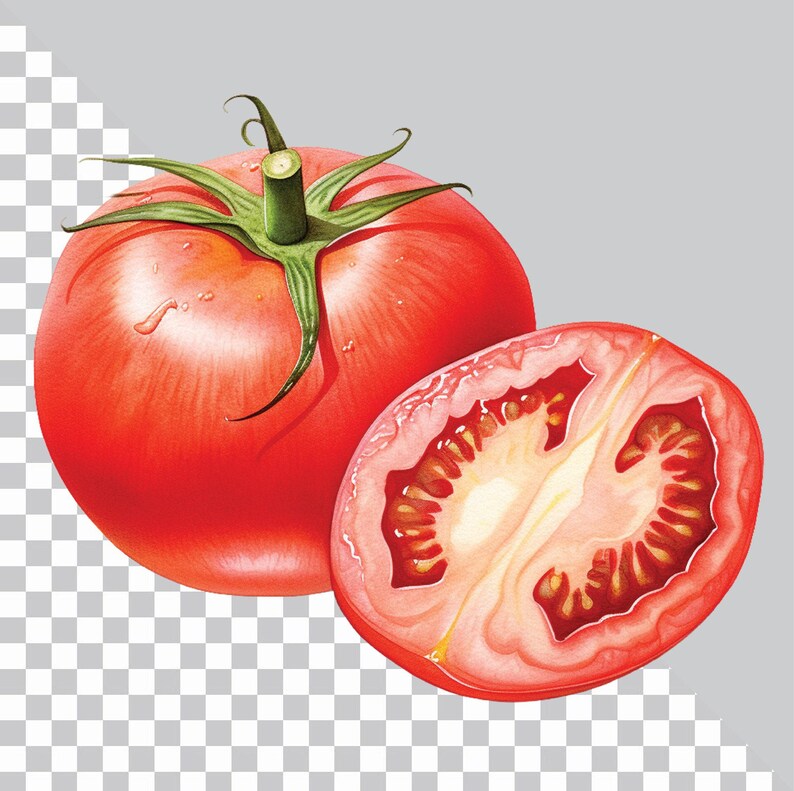 Tomato Clipart, Tomato PNG, Tomatoes Png, Junk Journals, Scrapbooking ...