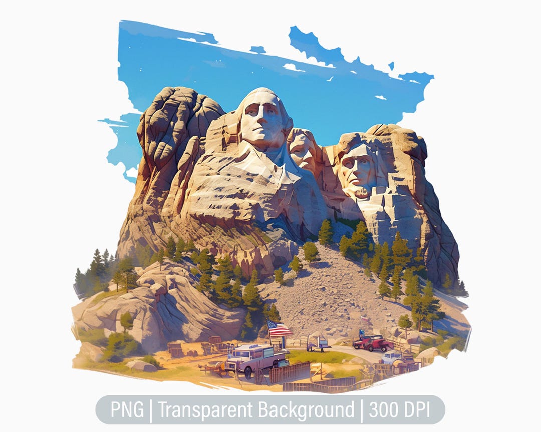 Mount Rushmore, Landmarks Clipart, Sculptures, Famous Monuments, Junk ...