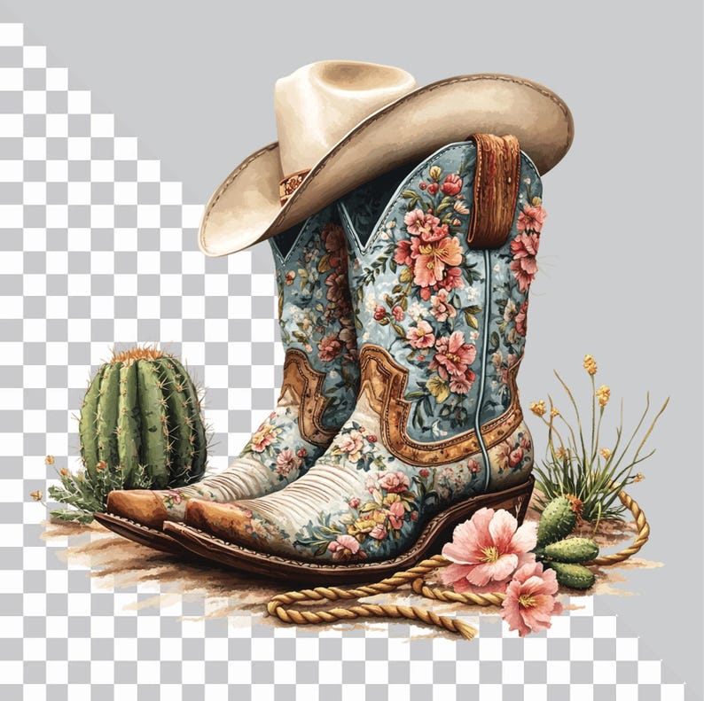 Western Clipart, Cowboy Png, Wild West, Ranch PNG, Printable ...