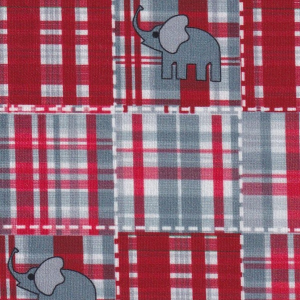 Gray Elephant Fabric - Etsy