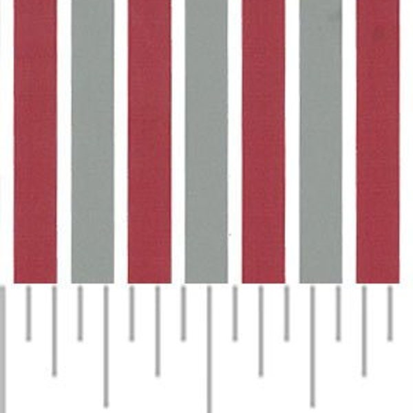 Red Gray Fabric - Etsy