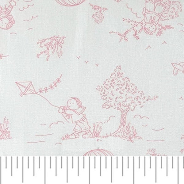 Toile Fabric - Etsy