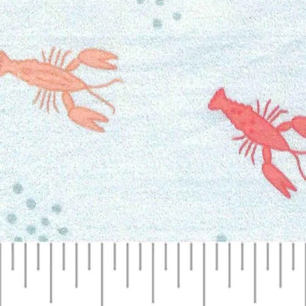 Lobster Print Fabric - Etsy