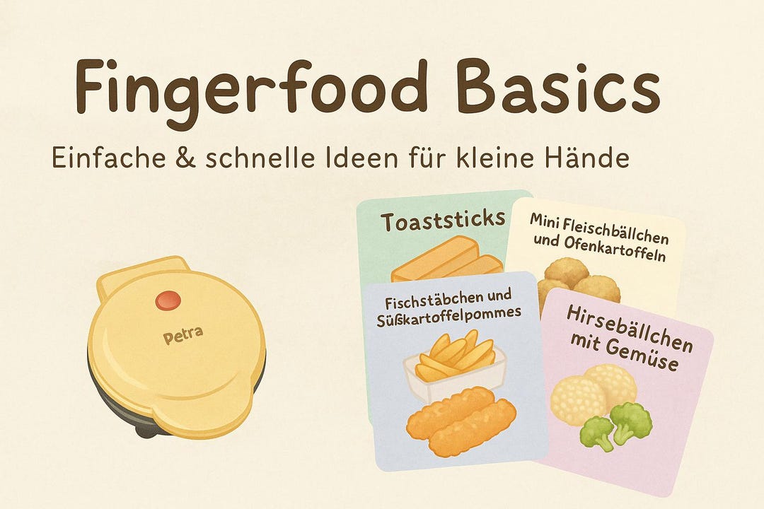 Finger Food Basics | 8 Easy Recipes for Toddlers (digital Version) - Etsy