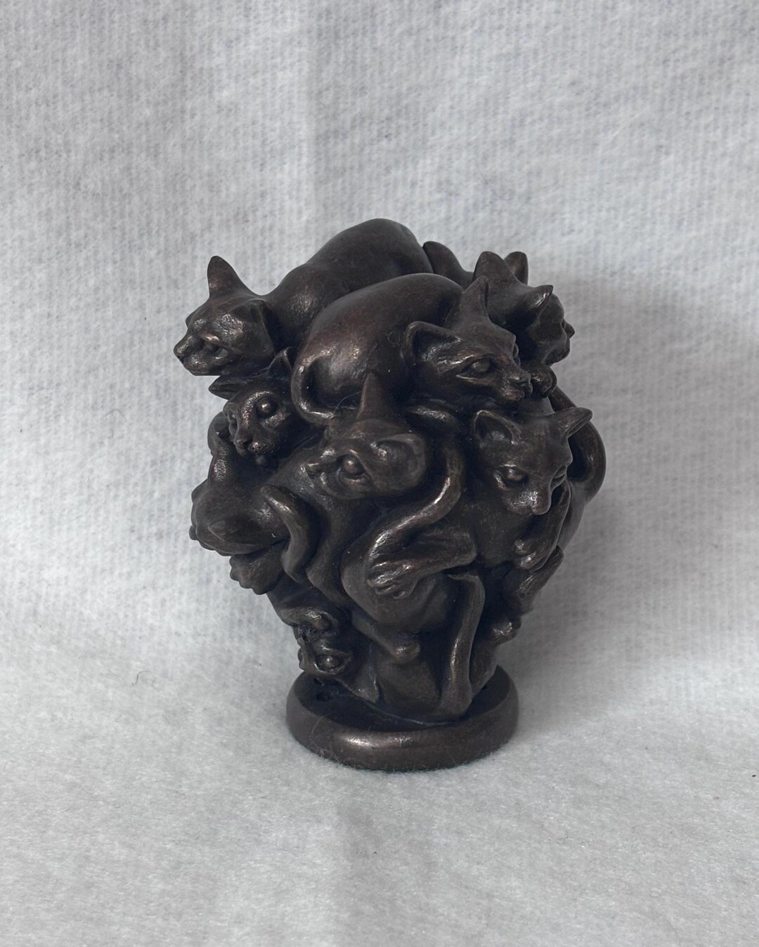 Harmony Kingdom Artist Master Bronze Cats / Tabby Tenement by Master ...
