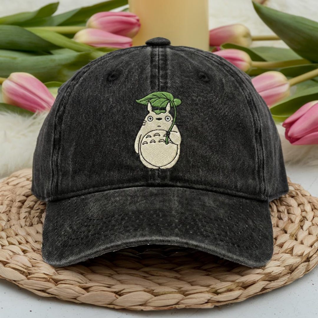Cute Anime Character Embroidered Washed Baseball Cap, Lovely Anime Hat ...
