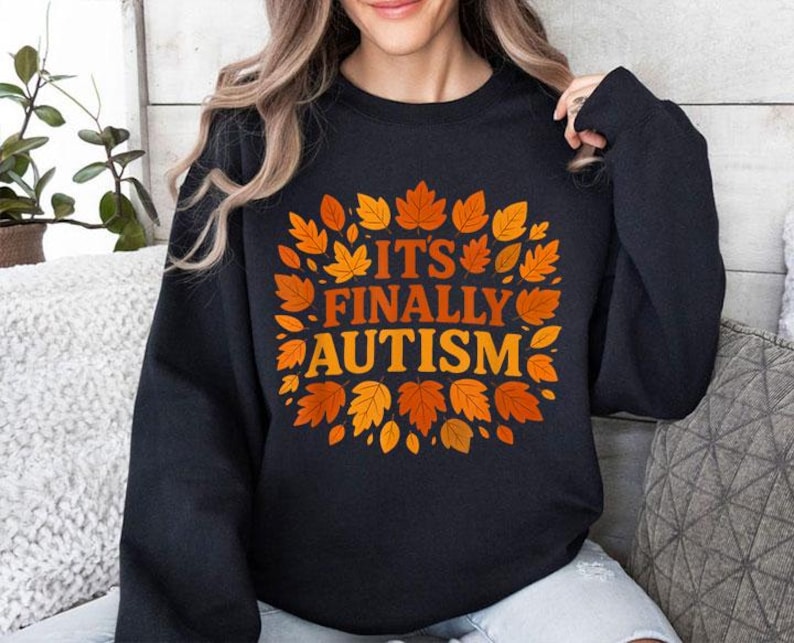 It's Finally Autism Autumn T Shirt - Etsy