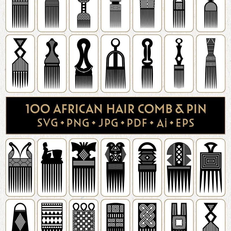 Afro Comb - Etsy UK