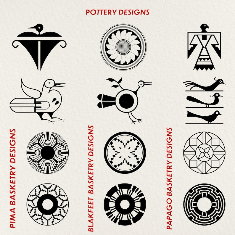 100 Native American Symbols Bundle | Png , Jpg , Pdf , Svg , Eps | No ...